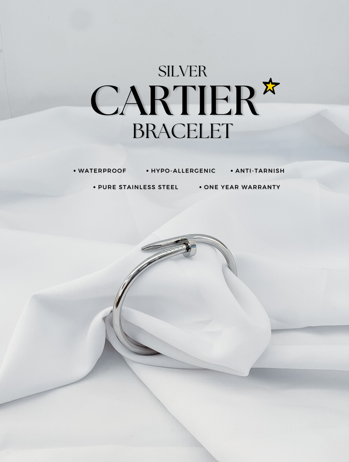 Silver Cartier Bracelet – dhakadapper
